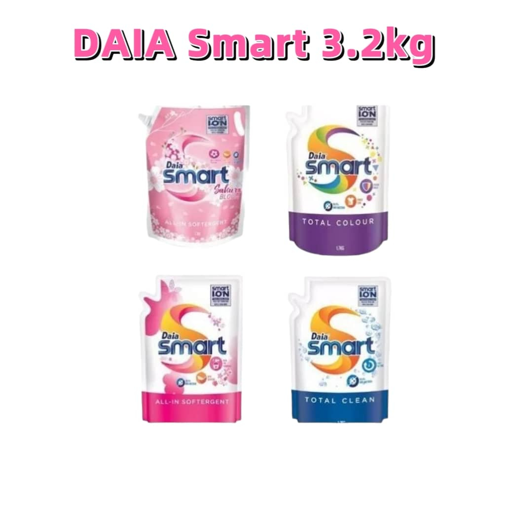 Daia Smart Concentrated Liquid Detergent Refill 3.2kg | Shopee Singapore