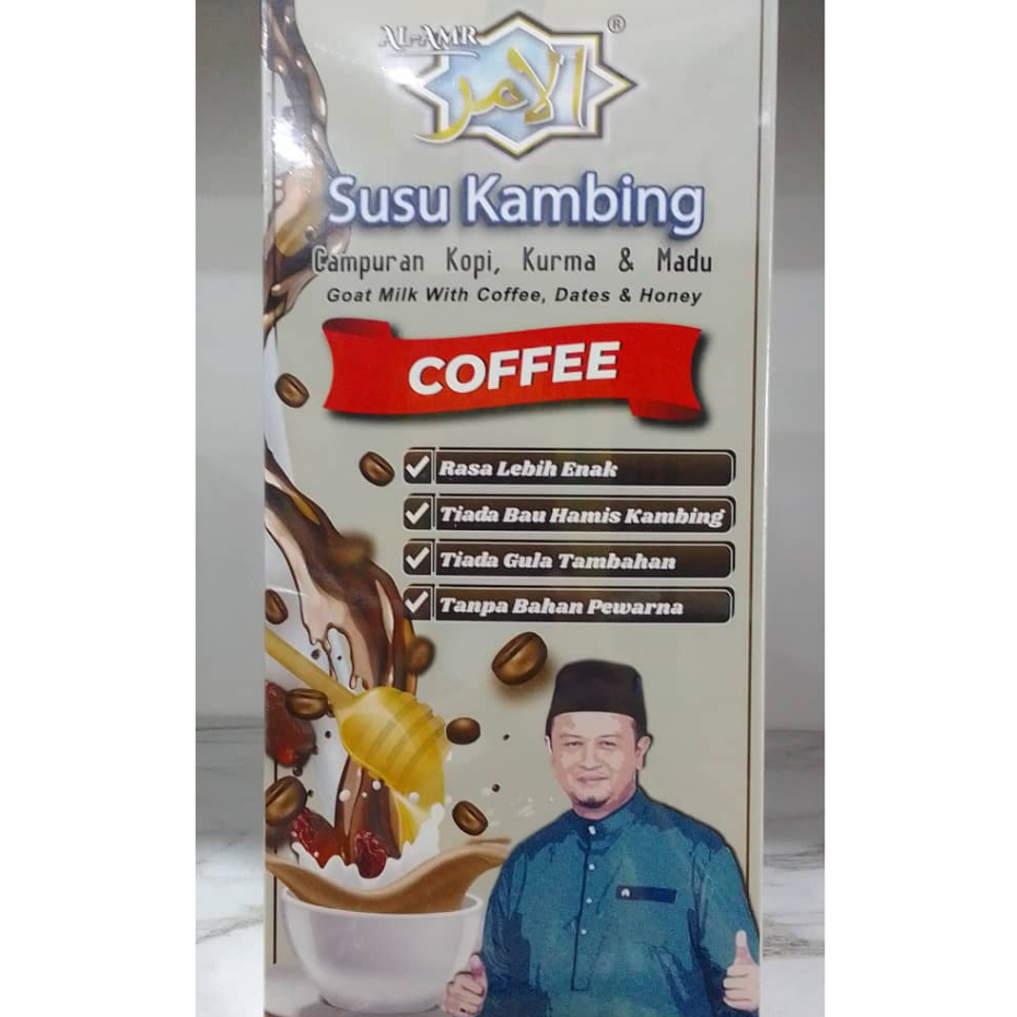 AL-AMR : Susu Kambing Coffe / Chocolate / Kurma + Madu (25gm x 20 ...