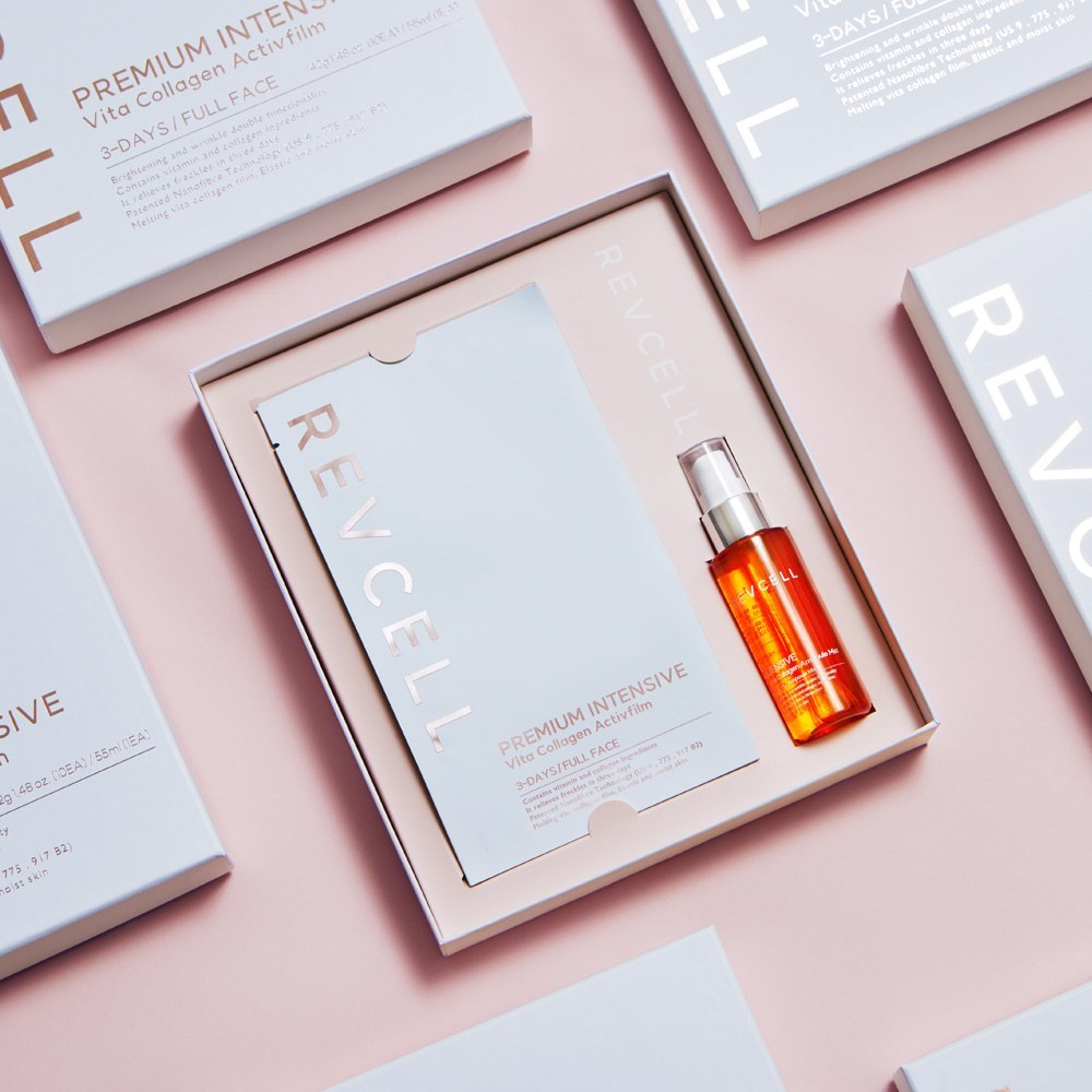 Revcell Vita Collagen Full Face Melting Mask Collagen Mask 3秒胶原蛋白面膜 | Shopee Singapore
