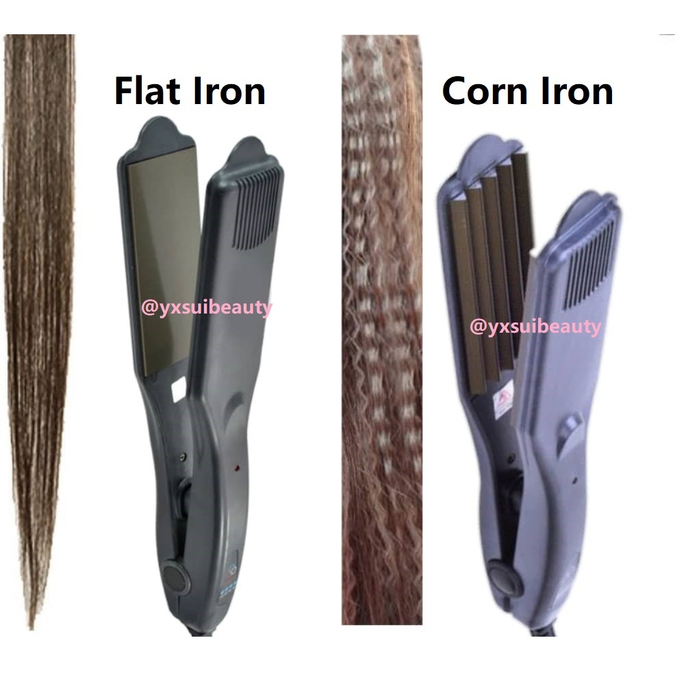 2 in 1 Hair Straightener Iron Hair Styling Iron 2 in 1 Hair Styling ...