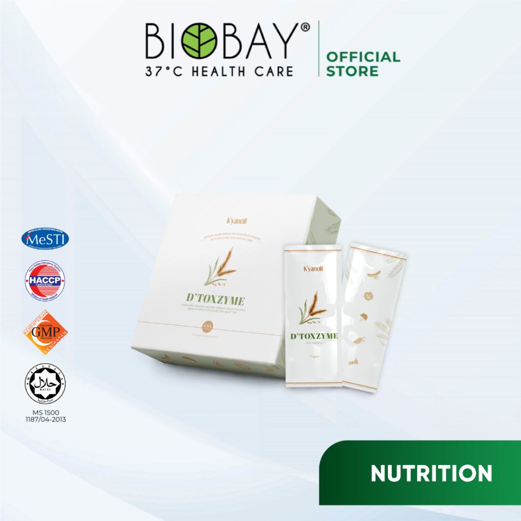Kyanoll D'toxzyme (15g x 15 Sachet) Fiber Drink Detox Probiotics ...