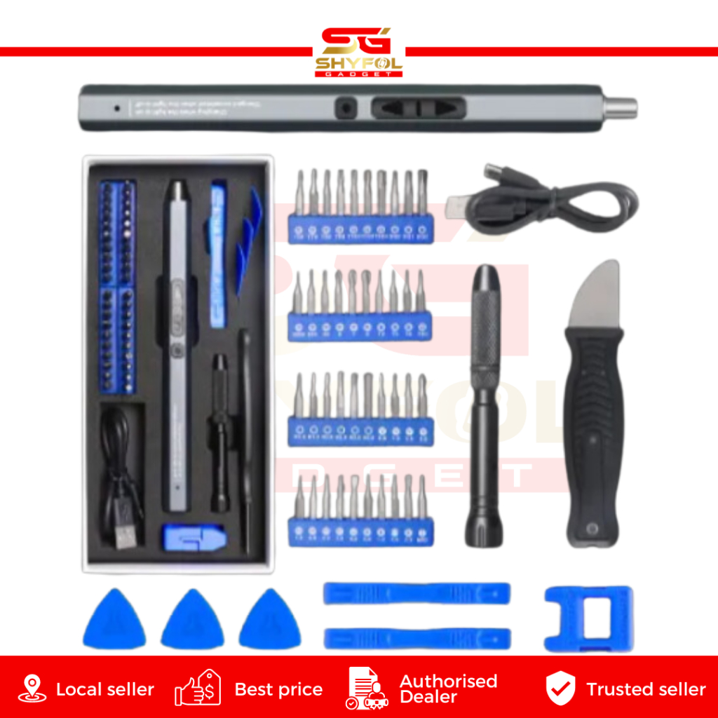 50 in 1 Precision Electric Screwdriver Set (Full Complete Pack) - HY ...