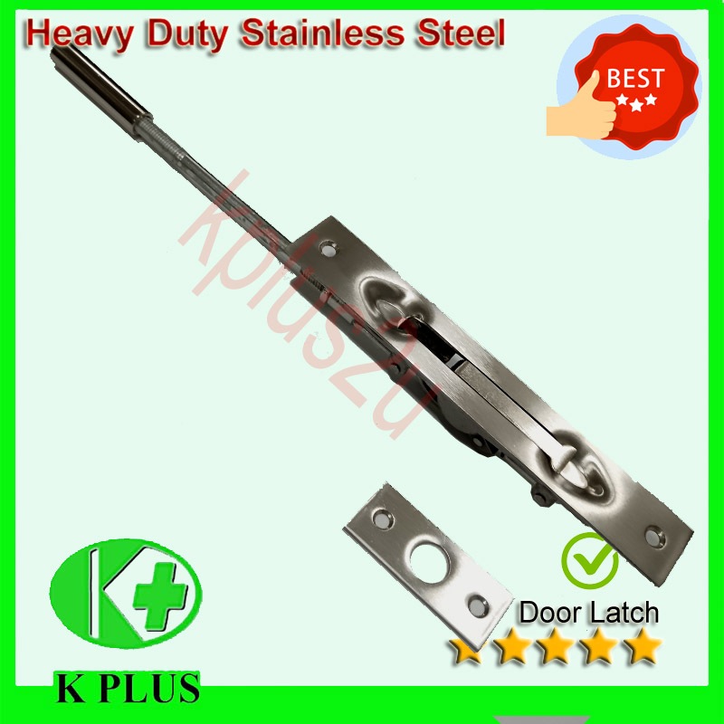Stainless Steel Door Latch Bolt Top Bottom Door Latch Pintu Lock 木门插销门栓 Door Bolt Lock Door ...