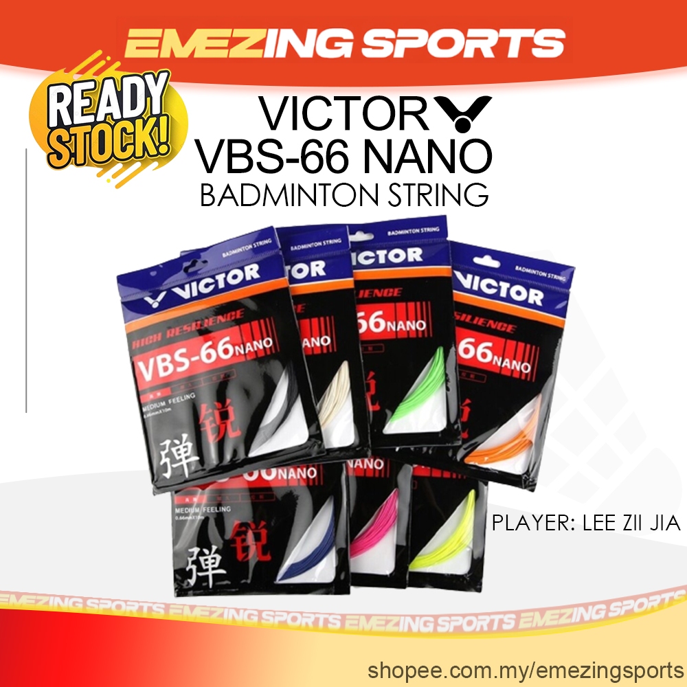 Victor VBS-66 NANO String Badminton Strings - VBS-66N - Using By: Lee ...