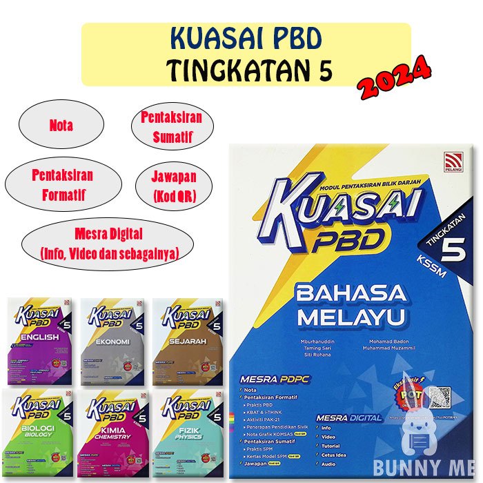 [BUNNY] 2024 School Book : MASTER Module PBD SPM KSSM Form 5 Workbook ...