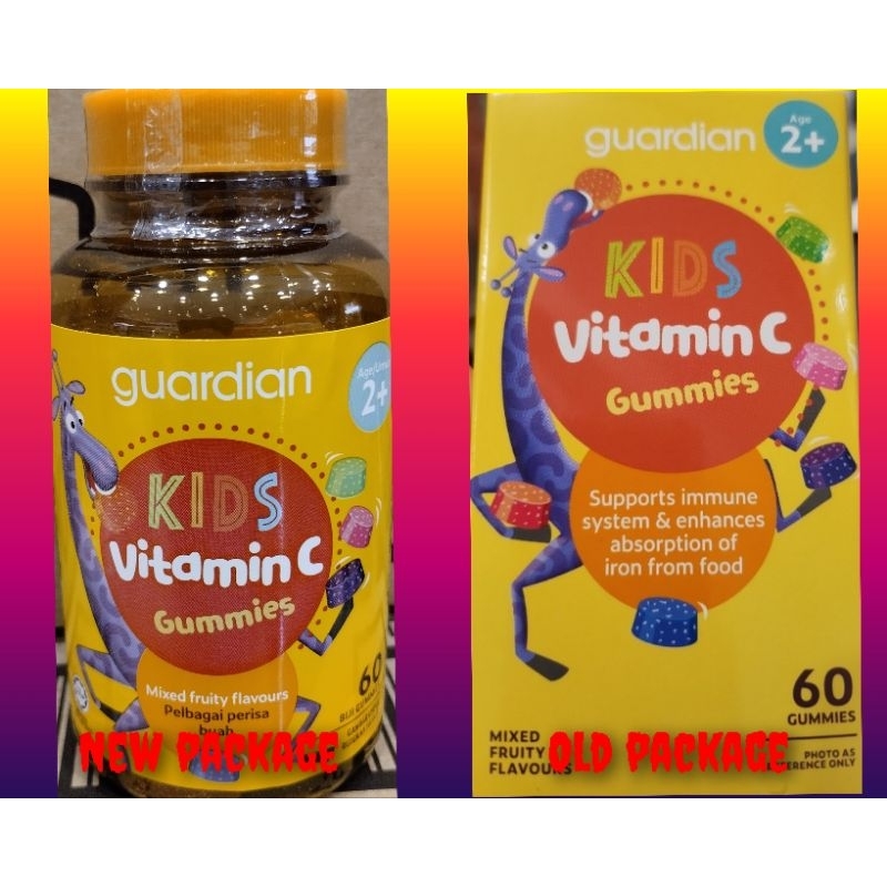 Guardian kids vitamin C gummies 60s(exp 2027) | Shopee Singapore