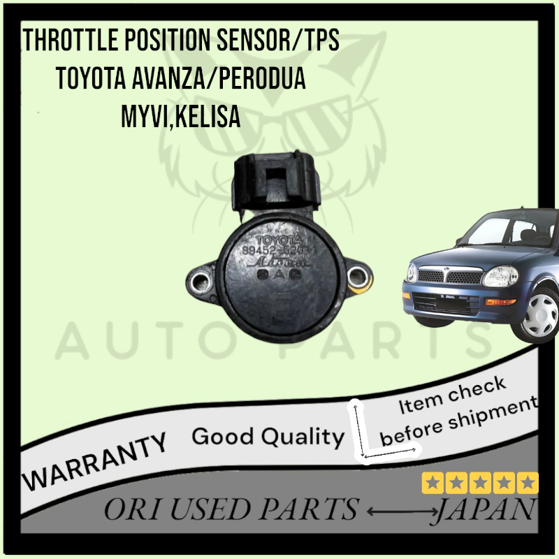 THROTTLE POSITION SENSOR/TPS TOYOTA AVANZA/PERODUA MYVI,KELISA | Shopee ...