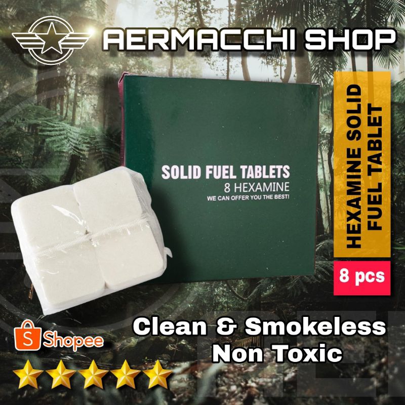 Hexamine Solid Fuel 8 pcs (1 Box) Lilin Askar | Shopee Singapore
