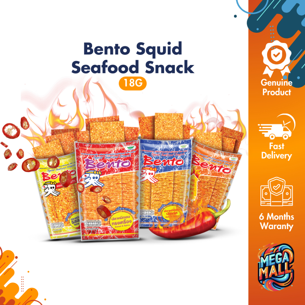 Bento Squid Seafood Snack Sweet Spicy Namprik Thai Thai Chili Sauce ...
