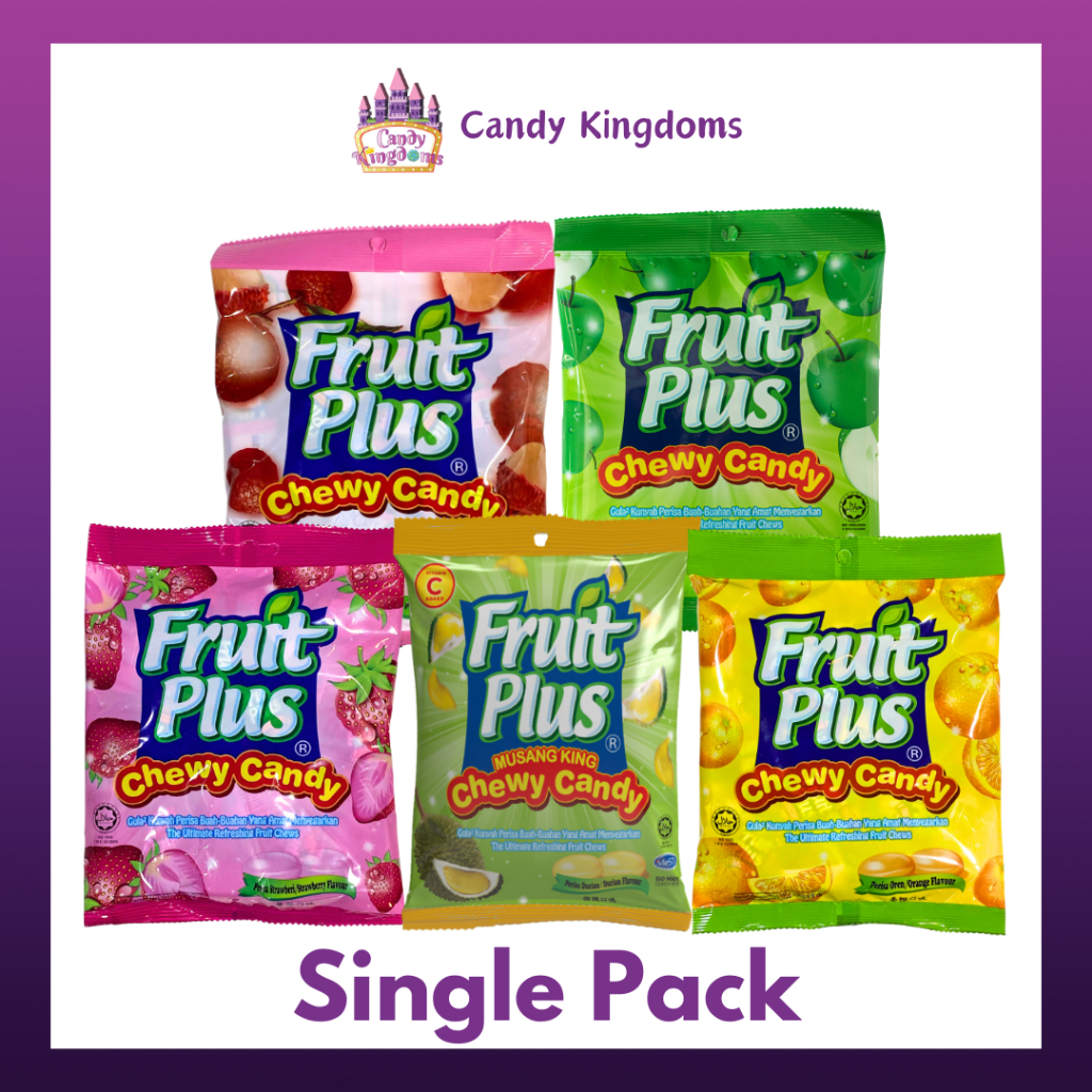 FRUIT PLUS CHEWY CANDY - SINGLE PACK (HALAL) | Shopee Singapore