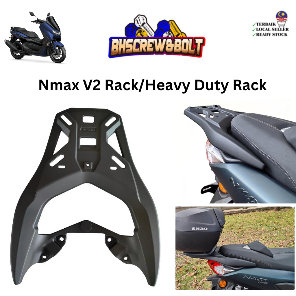 Yamaha Nmax V2 Rack/ Nmax V3 Heavy Duty Rack 2025/Aluminium Alloy Rack ...