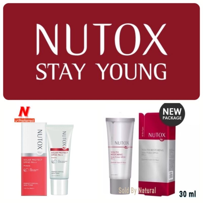 NUTOX New Solar Protect SPF45 PA+ 30ml) | Shopee Singapore