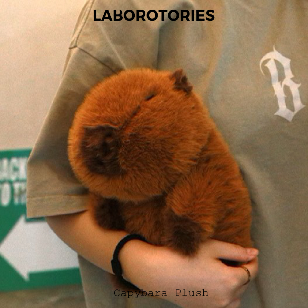 Capybara plush Stuffed Animal Soft Capybara Plushie Stuffed Polyester ...