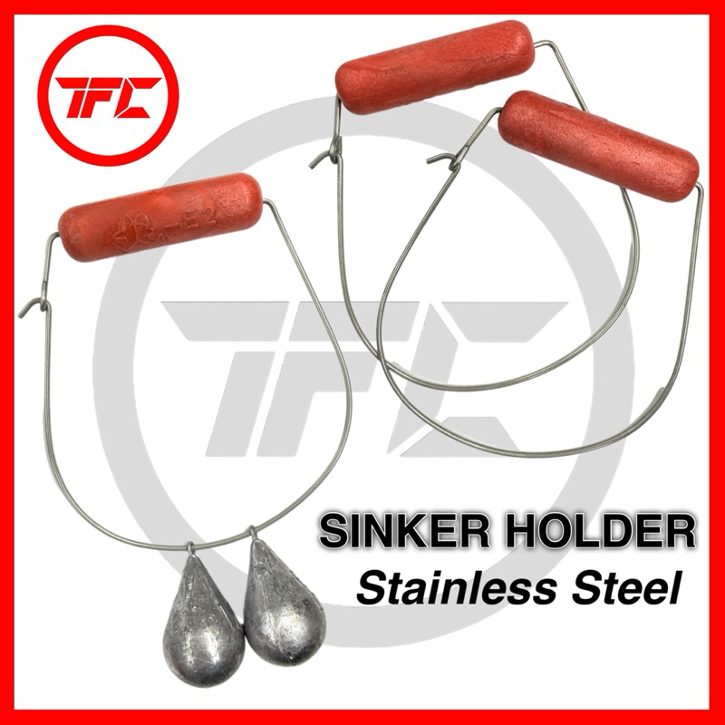 Stainless Steel Sinker Holder Gari Pemegang Batu Ladung Lock XXL ...