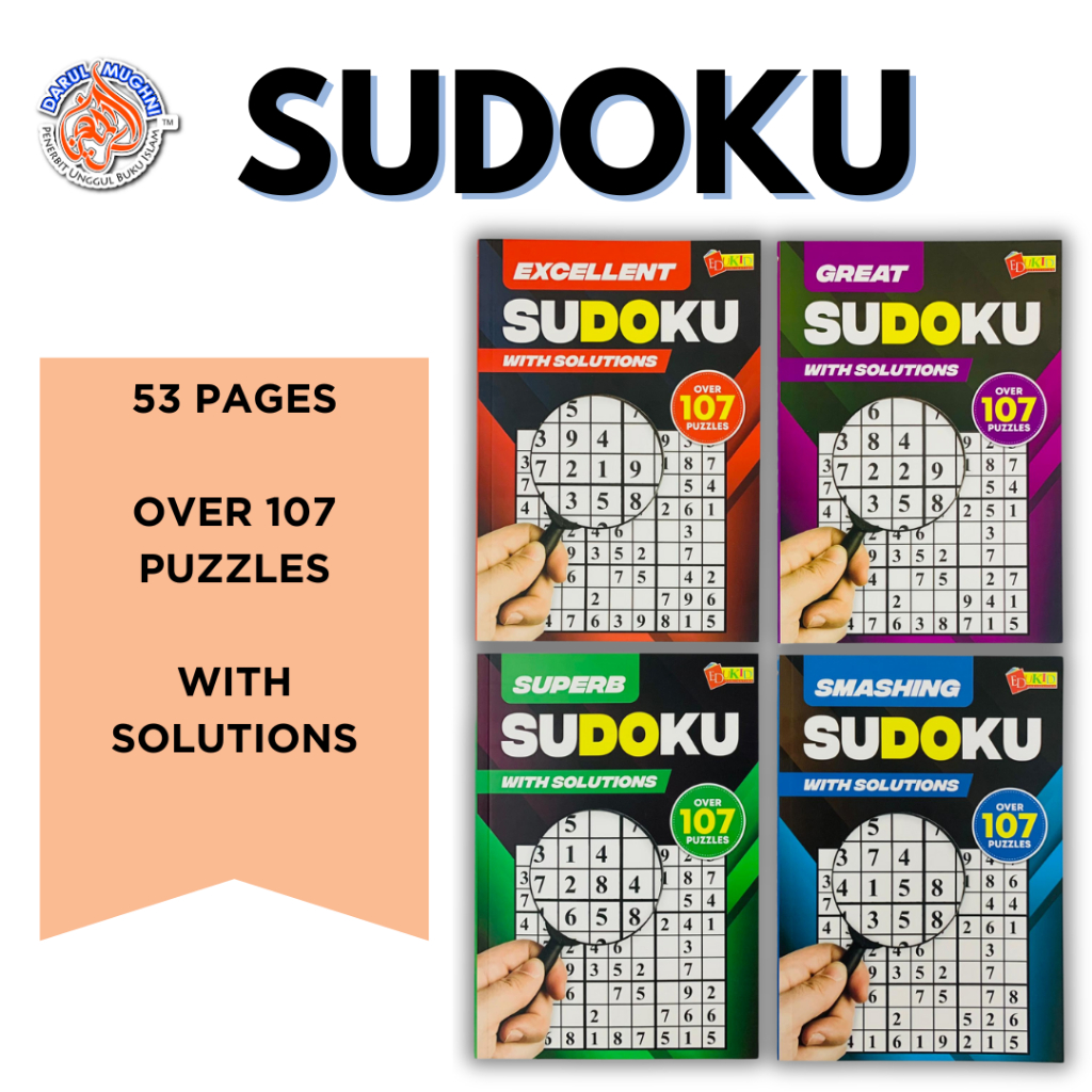 Sudoku Book (Sudoku With Solution 107) - Books - Activity Book - Number ...