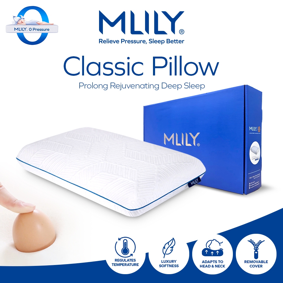MLILY Classic Memory Foam Pillow | Shopee Singapore
