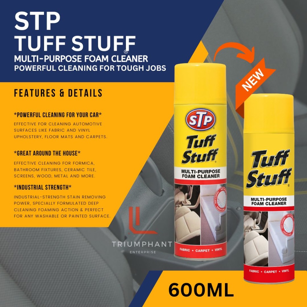 STP TUFF STUFF MULTI-PURPOSE FOAM CLEANER 600ML | Shopee Singapore