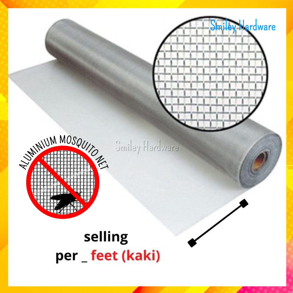 (1FT X 4 FT) HIGH QUALITY ALUMINIUM Hanging Mosquito Net Nyamuk Kelambu ...