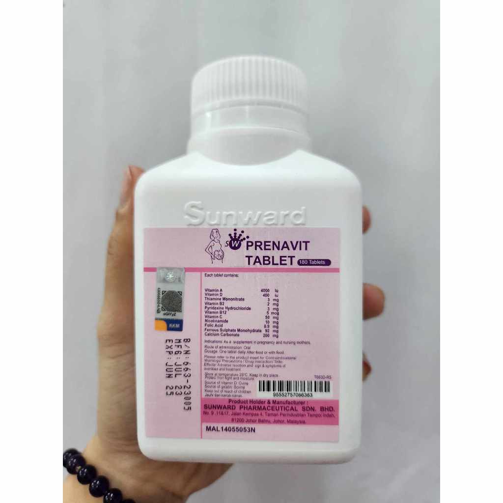 SUNWARD Prenavit Tablet 180's | Shopee Singapore