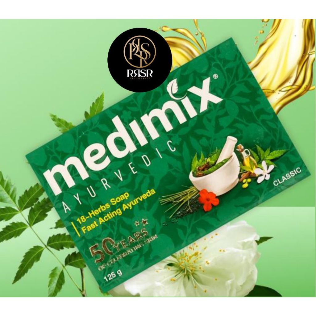 MEDIMIX AYURVEDIC 18-HERBS SOAP 125g | Shopee Singapore