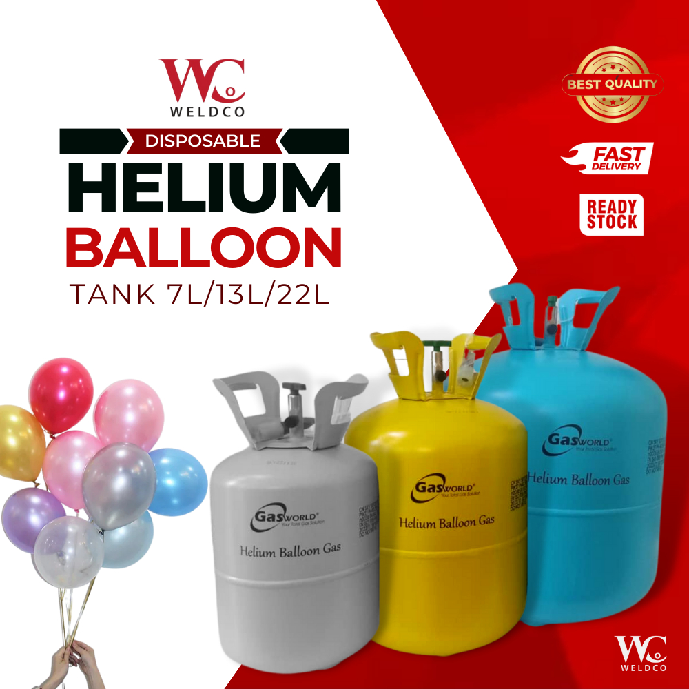 [SHIP IN 24 HRS] Party Disposable Helium Balloon Gas Cylinder/Parti ...