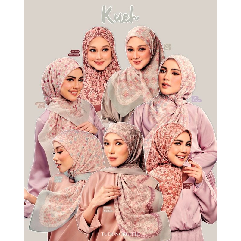 Ruffle Print: Kueh by TudungRuffle (TRWonderaya 2024) | Shopee Singapore