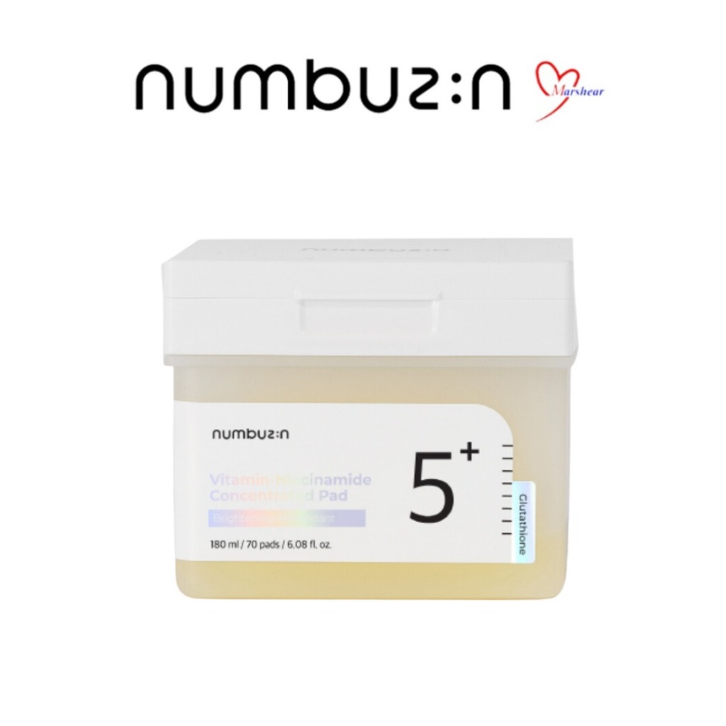 Numbuzin No.5 Vitamin Niacinamide Concentrated Pad 180ml (70pads) | Shopee Singapore