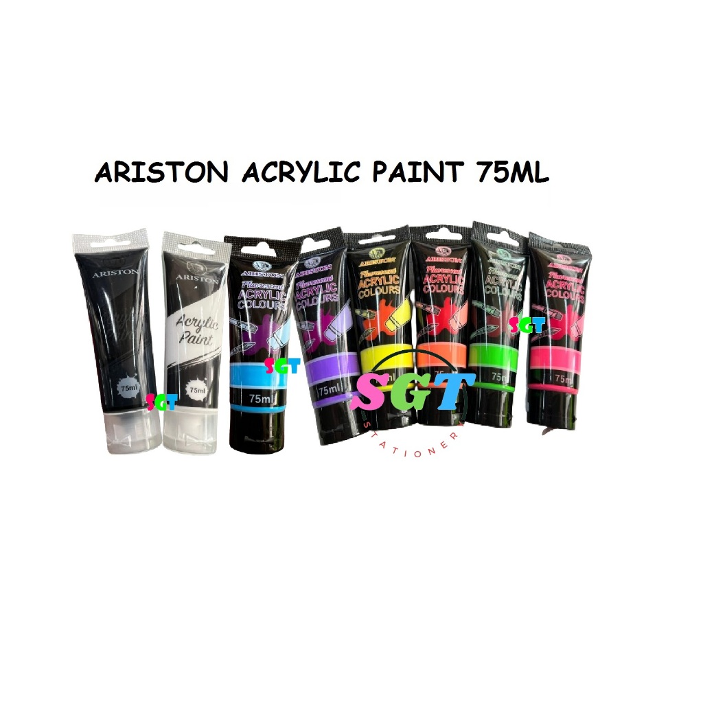 ARISTON Acrylic Paint Colours (75ml) 丙烯画色料 | Shopee Singapore