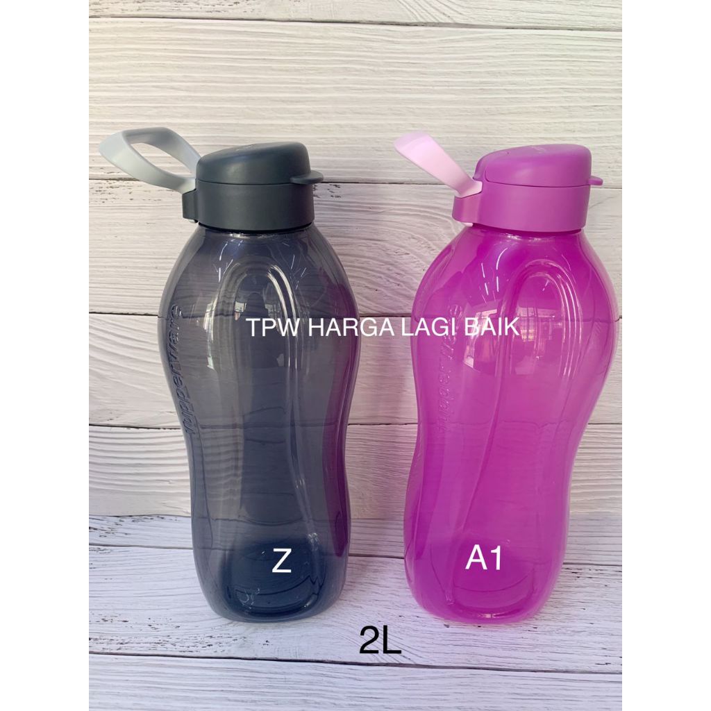 Tupperware Eco 2L Bottle With Handle / Botol / Bottol / Bottles / Bekas ...