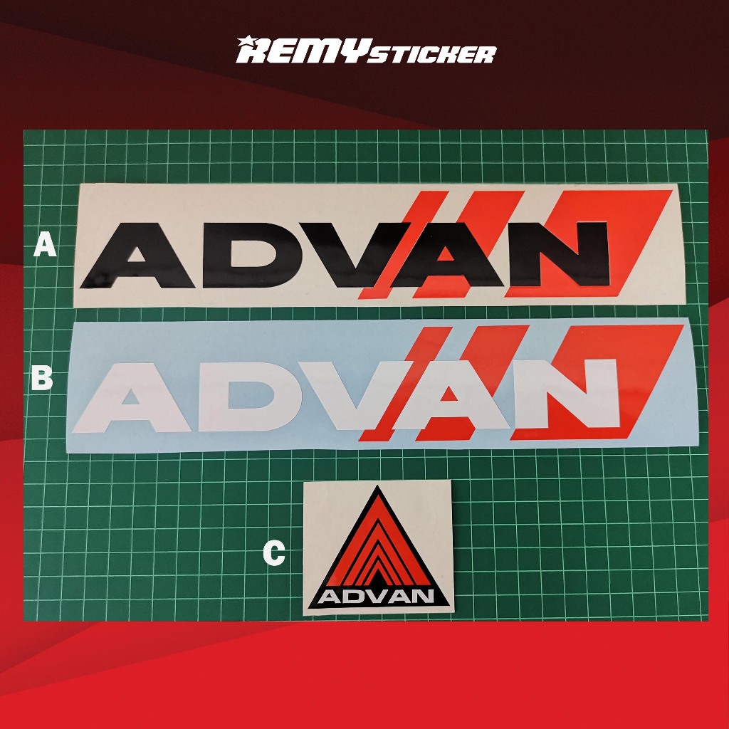 Sticker Advan Racing / Cutting Sticker | Shopee Singapore