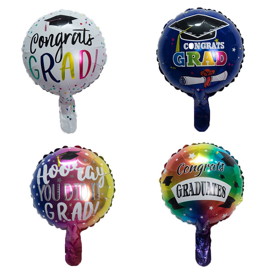 10-inch round aluminum balloon graduation ceremony celebration ...