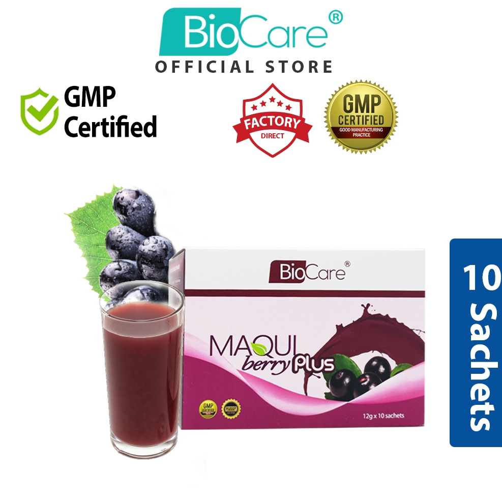 Biocare Maqui Berry Plus (12g x 10 Sachets) | Shopee Singapore