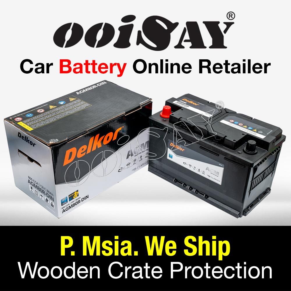 DELKOR DIN80R - LN4 (AGM) - Advanced Stop Start Battery - Hyundai Staria | Shopee Singapore