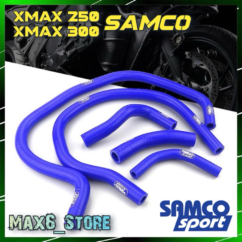 Yamaha XMAX 250 V1 V2 Hose Radiator Samco Racing Coolant Tank Bypass ...