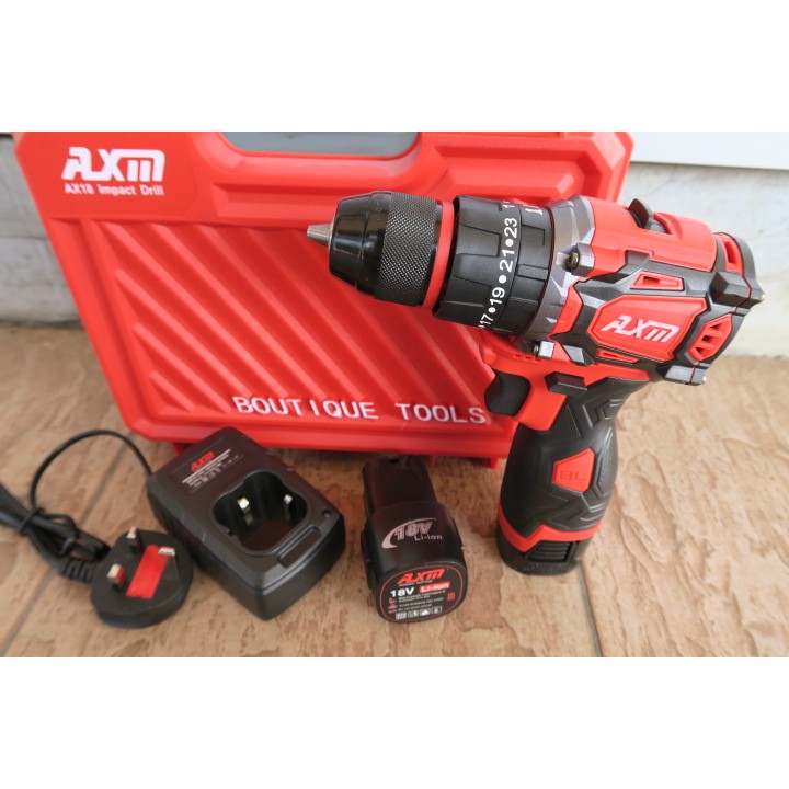 AXM AX 18V Torque 50Nm Brushless Compact Percussion Drill | Shopee ...