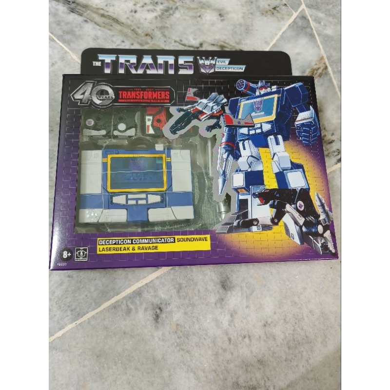 Transformers Retro 40th Anniversary Soundwave, Laserbeak and Ravage ...