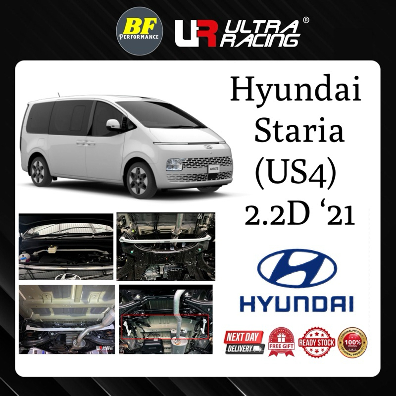 Ultra Racing Hyundai Staria US4 Stage 1 Full Set Front Bar Rear ...