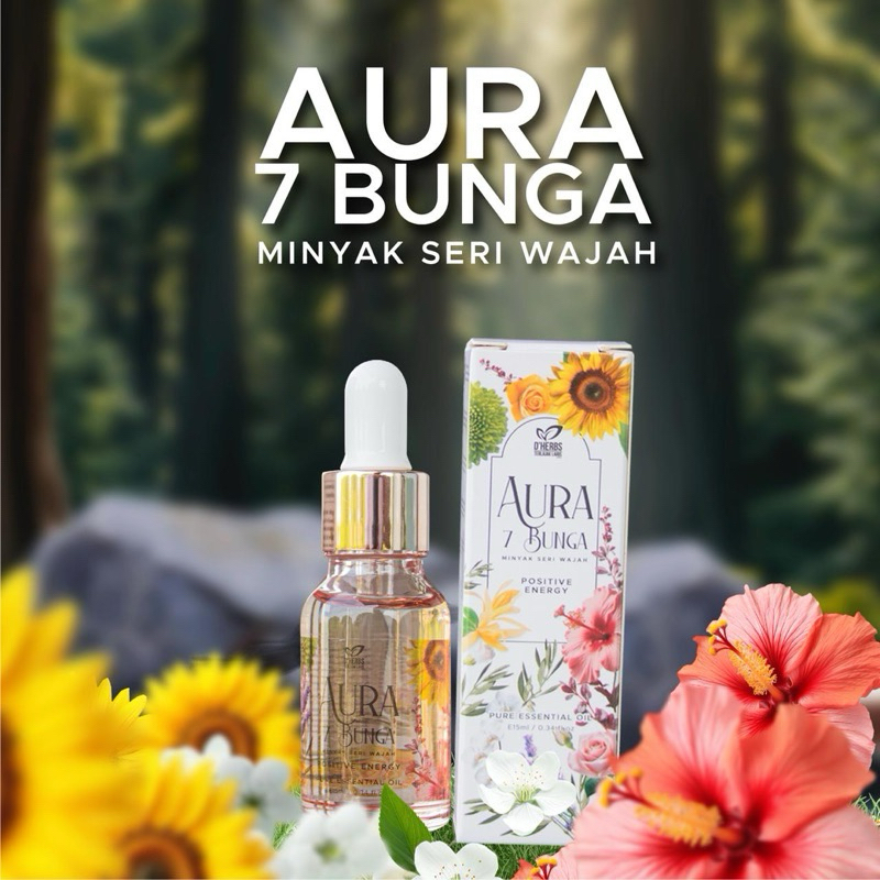 DHERBS Aura 7 FLOWER FACIAL SERIES OIL | Shopee Singapore