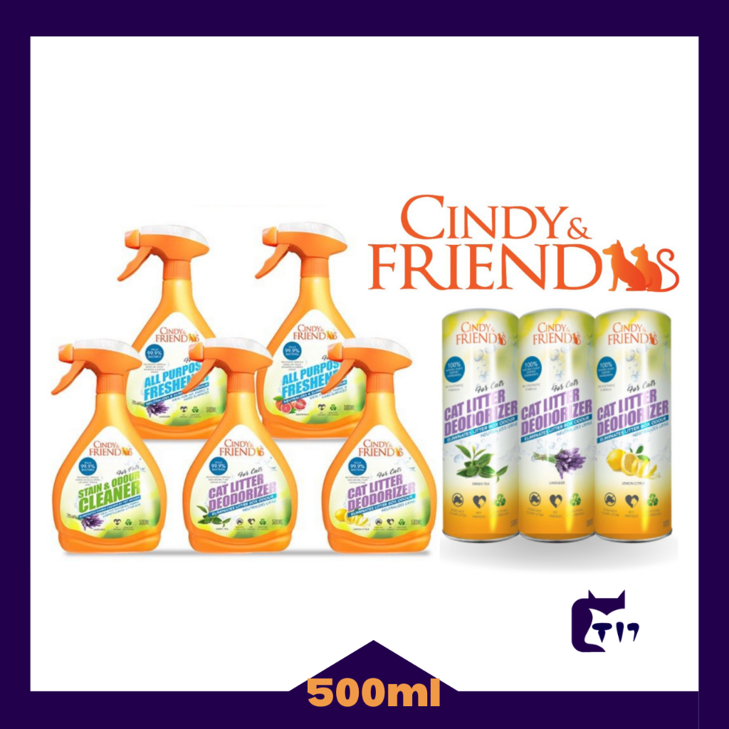 Cindy & Friends Cat Litter Deodorizer Powder / All Purpose Freshener ...