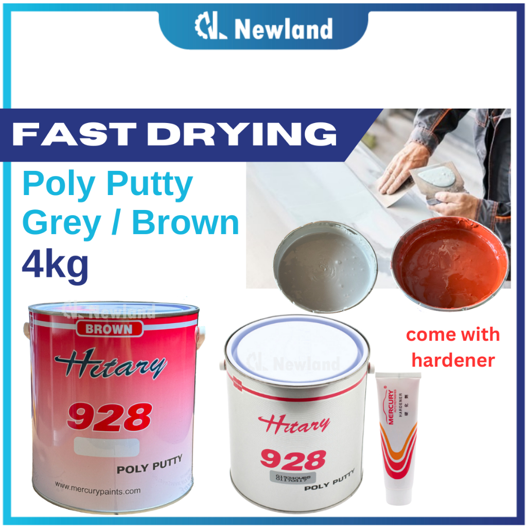 Nissan Hitary 928 Car Putty + Hardener / Simen Kereta / Poly Putty 4kg ...