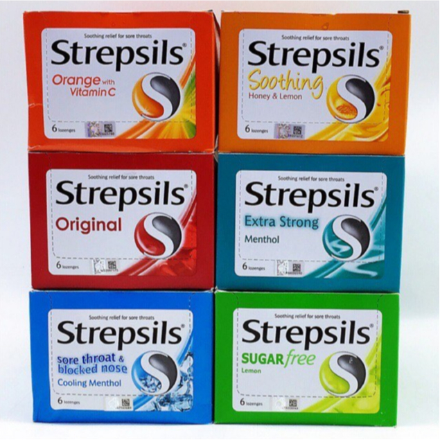 STREPSILS LOZENGES FOR SORE THROATS (BOX-24 PACKET) | Shopee Singapore