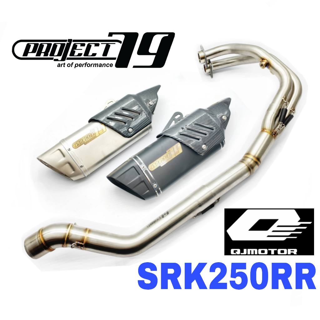 Project79 Exhaust QJMOTOR SRK250RR R1M Full System Piping Manifold ...