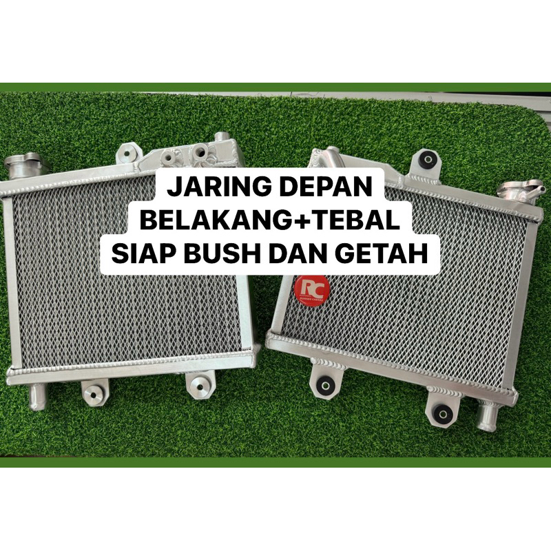 RADIATOR ALOI TEBAL JARING DEPAN BELAKANG RR150 ZX150 ZSR VICTOR KR150 ...