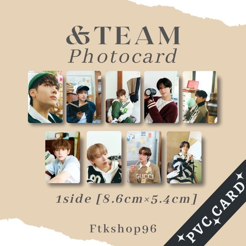 Kpop &Team 2024 Seasons Greetings Hd Photocard (PVC CARD) pc first paw ...