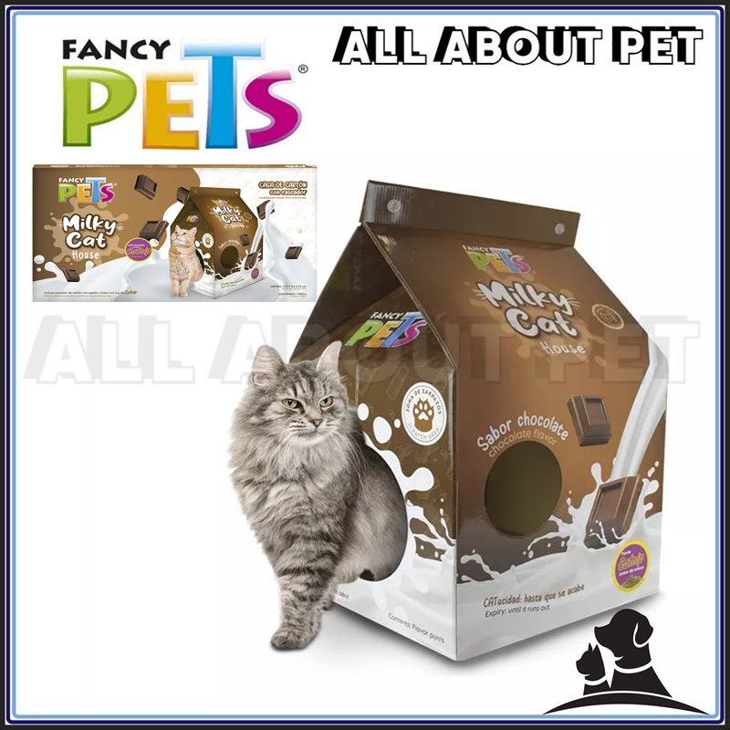 Cute Carton Milk Box Shape Cat Scratch Board Corrugated Paper House Toy ...