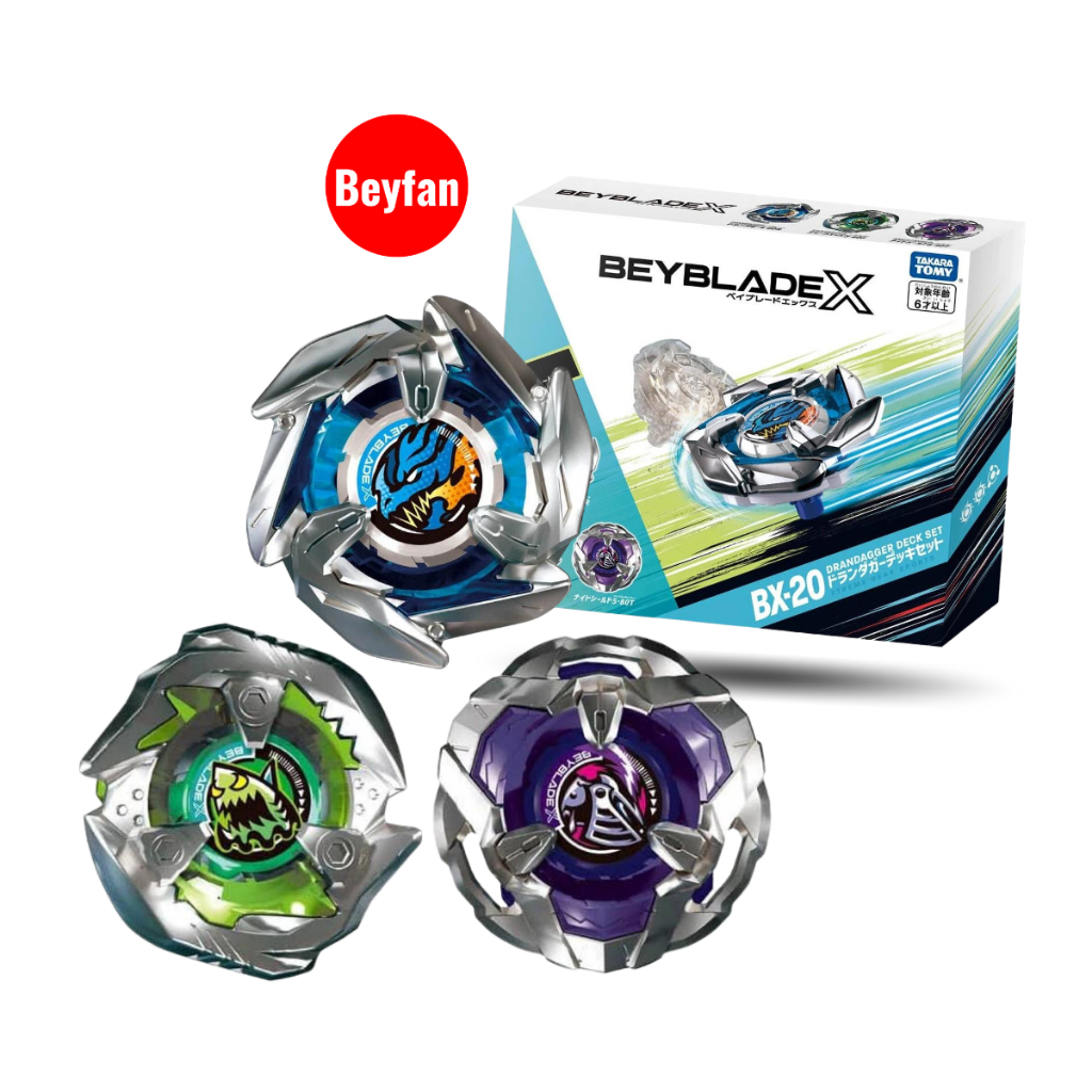 [BEYFAN] BX-20 Dran Dagger Deck Set | Takara Tomy Beyblade X Basic Line ...