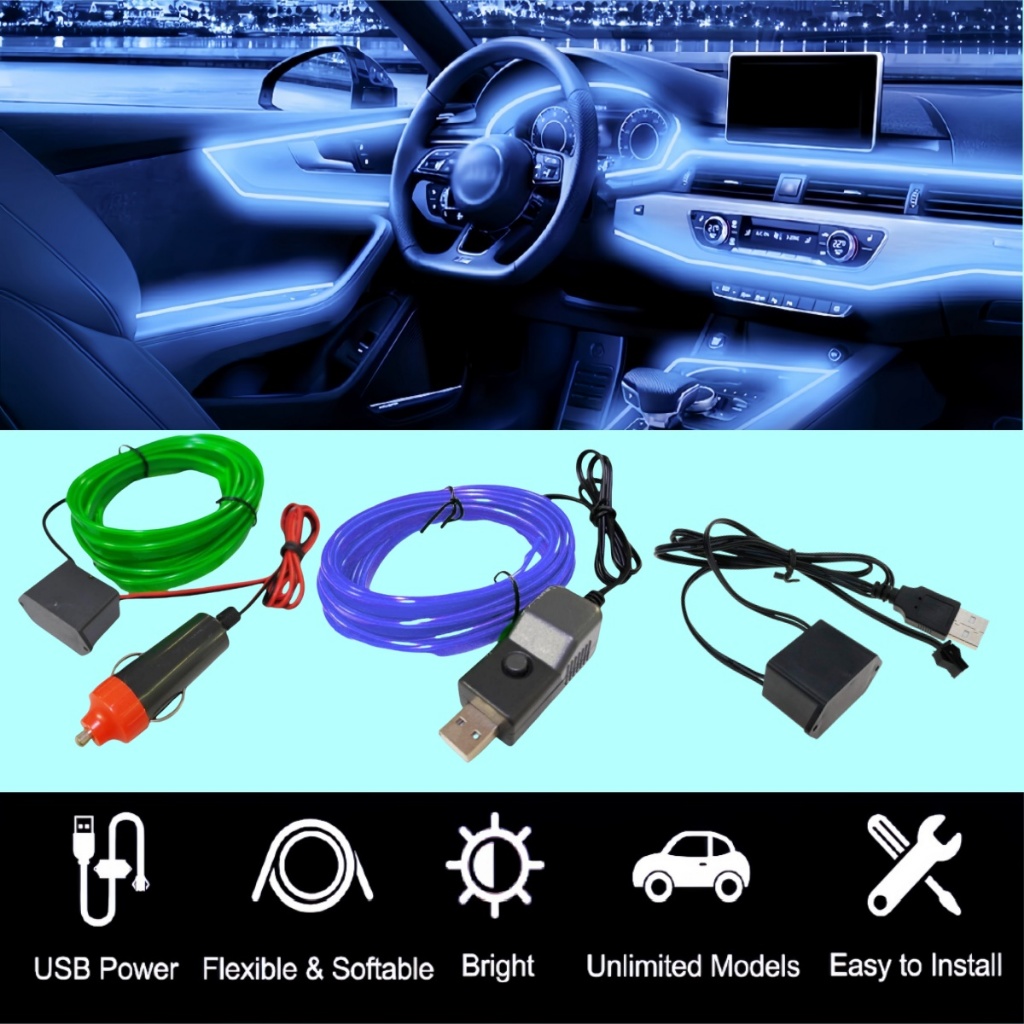 Automobile Dashboard Light With Controller Ambient Light Car Interior ...