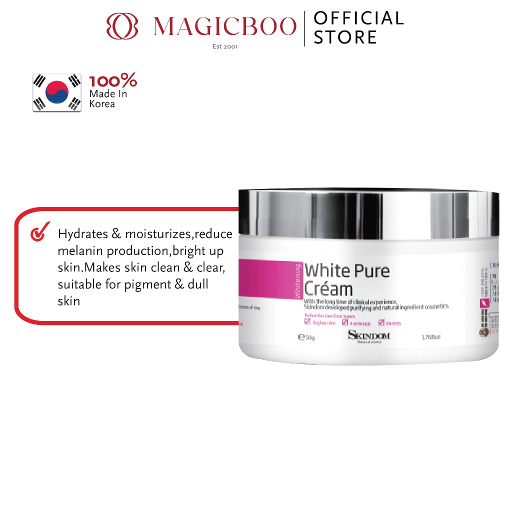 Magicboo Skindom White Pure Cream (50ml) | Shopee Singapore