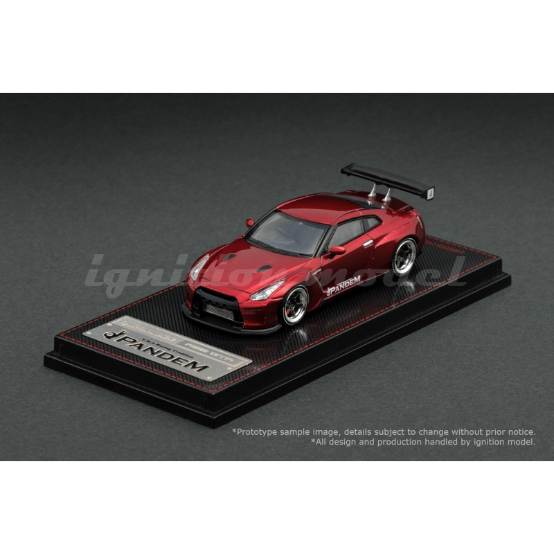 IGNITION MODEL PANDEM R35 GT-R RED METALLIC IG1399 | Shopee Singapore