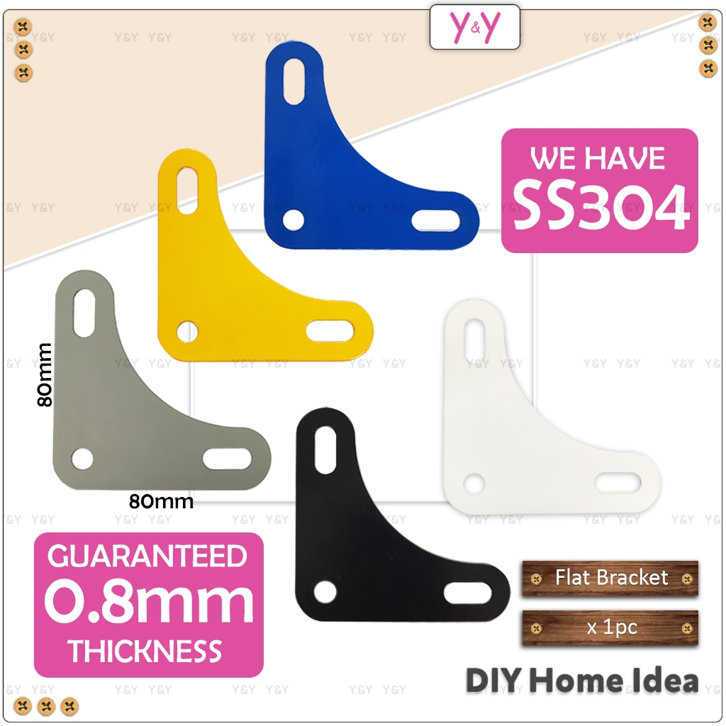 Y&Y Eco SS304 Corner Connector Plate / Corner Plate Rak Besi / Corner ...